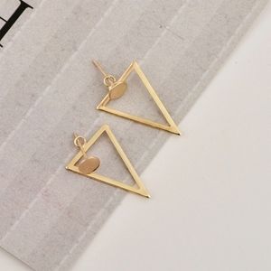 Jewelry | 14k Gold Plate Triangle Geometric | Poshmark